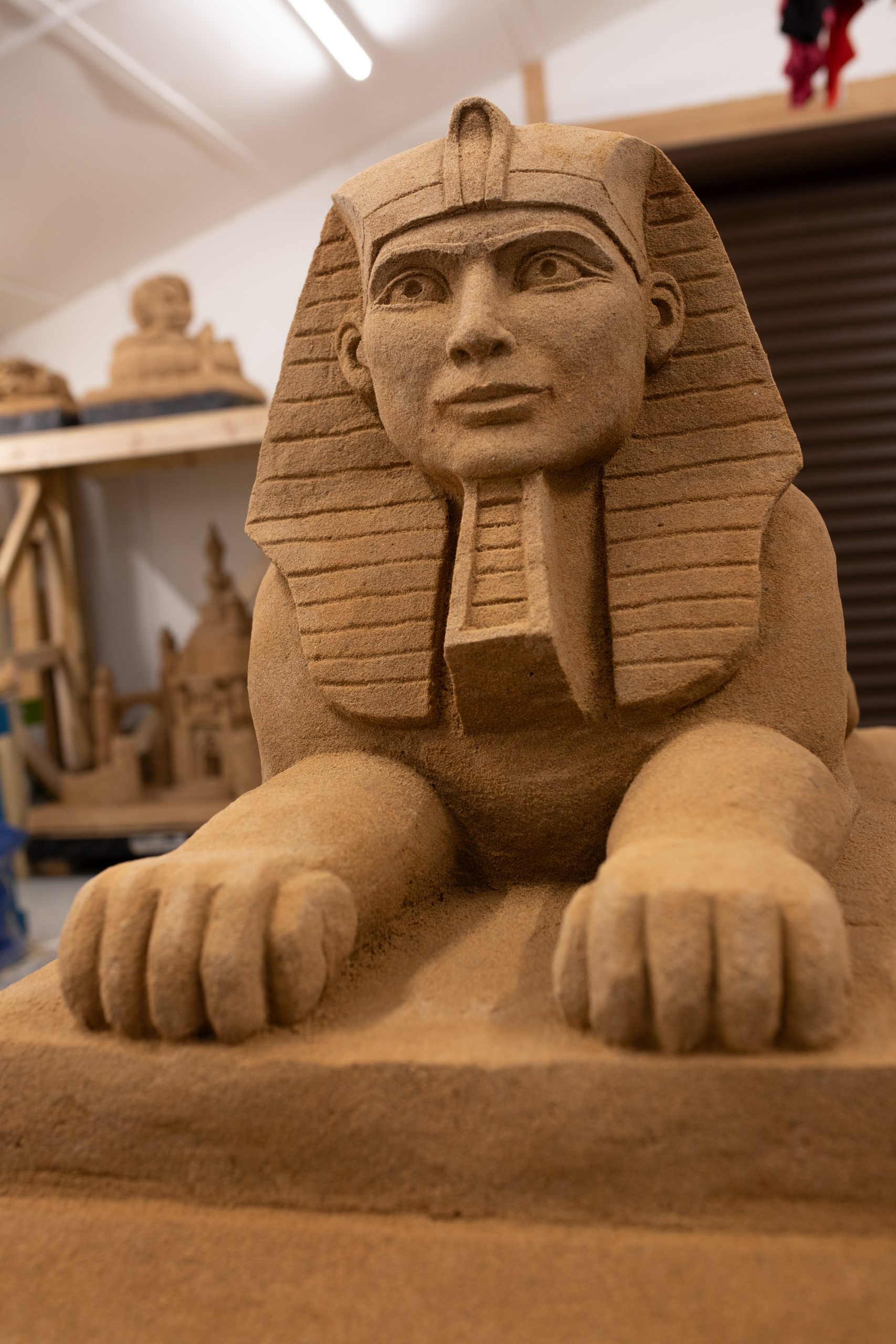 Ancient Egyptian Sand Sculptures for SEGA'S new game | Sand In Your Eye
