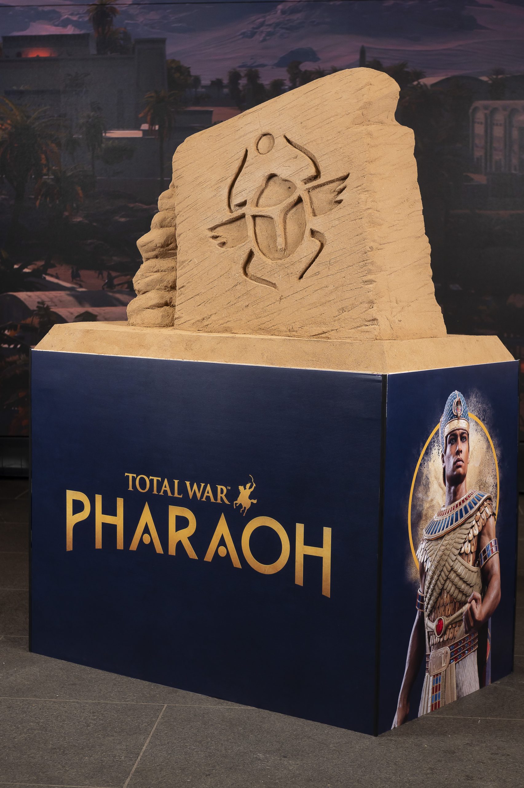 Ancient Egyptian Sand Sculptures for SEGA'S new game | Sand In Your Eye