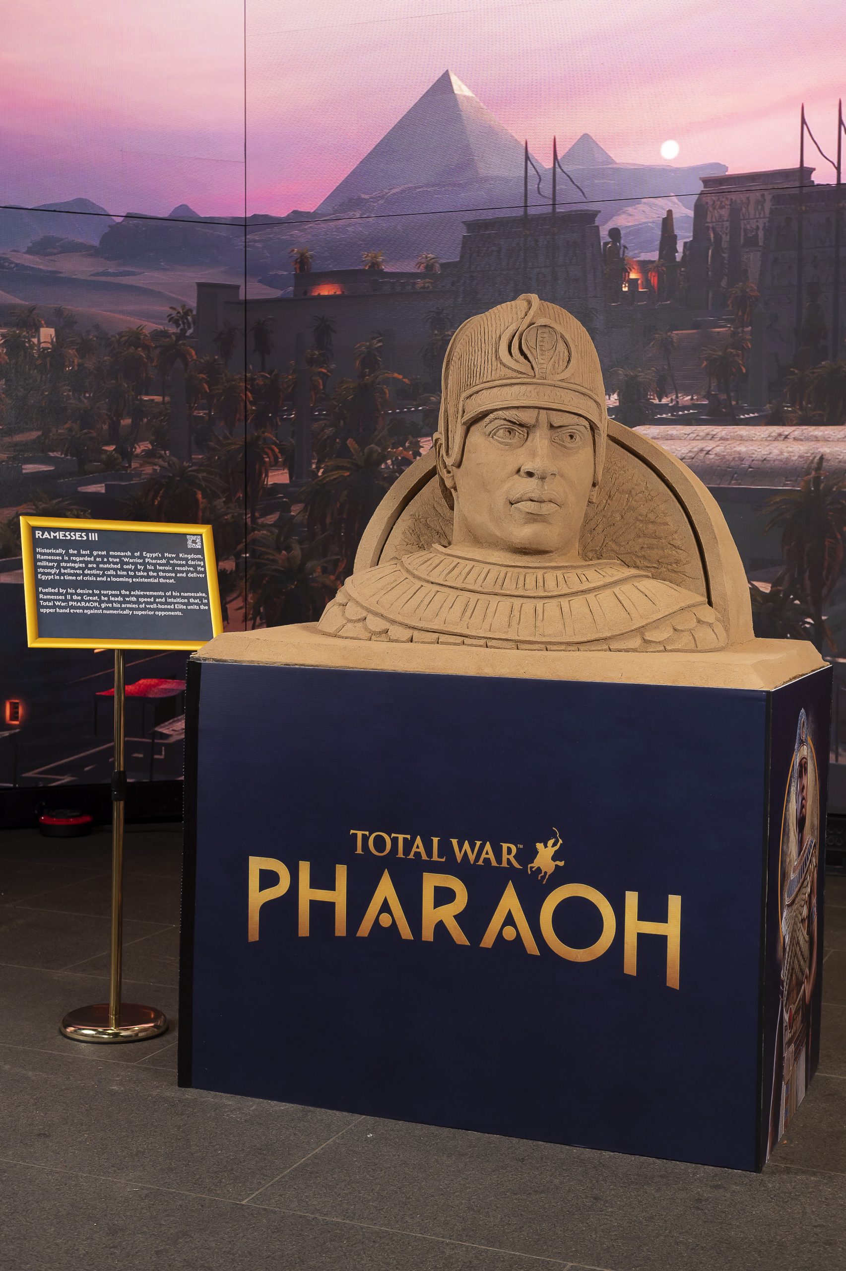 Ancient Egyptian Sand Sculptures for SEGA'S new game | Sand In Your Eye