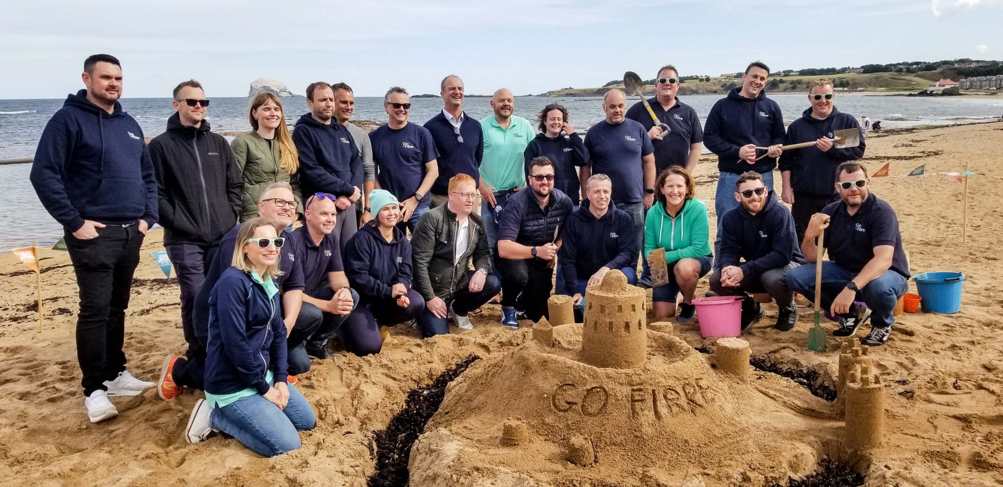 Team Building on the Beach | Sand In Your Eye