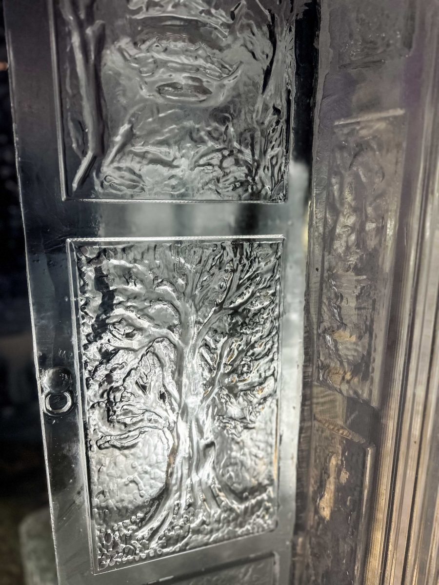 Nottingham Winter Wonderland Ice Bar installation